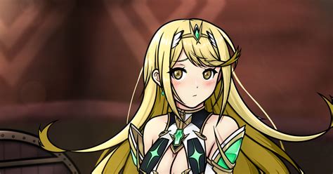 ヒカリゼノブレイド2 Mythra Sitting Izaiahのイラスト Pixiv