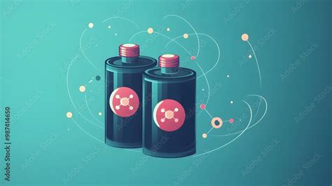 Graphene Battery Energy Efficiency Symbol In Flat Design Stock Illustration Adobe Stock