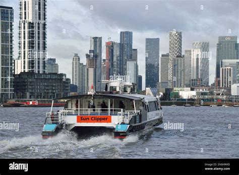 Uber Boat By Thames Clipper River Bus Service Vessel Sun Clipper
