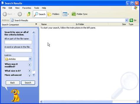 Search Searching For A File With Specific Contents In Windows Xp