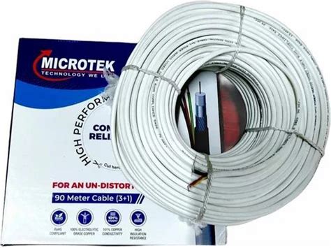90m Microtek Cctv Camera Cable At ₹ 1299roll In Rau Id 2852048378012