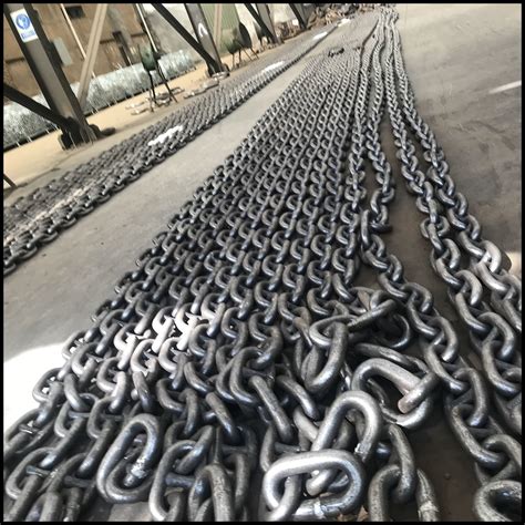 Cable Mooring Anchor Chain Offshore Mooring Chain With Lrs ABS BV Dnv