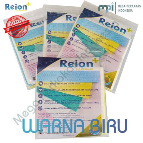 Jual Reion Lap Serbaguna 1 Pack Isi 3 Lembar Lap Anti Bakteri Biru Jakarta Selatan Mega
