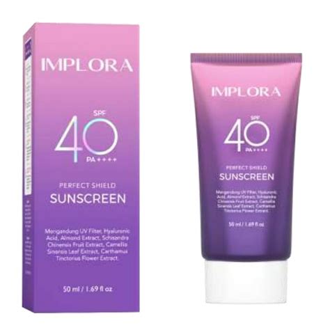 Jual Implora Sunscreen Spf 40 Pa Shopee Indonesia