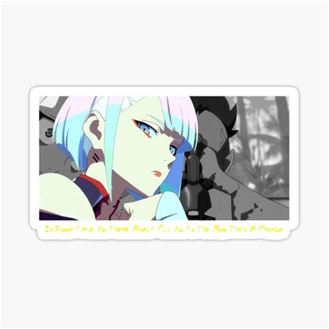 Lucy Cyberpunk Edgerunners Sticker For Sale By Akistreetwear Redbubble