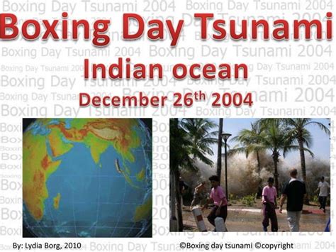 Boxing Day Tsunami 2004