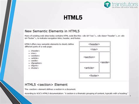 html computer science ppt