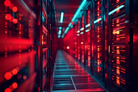 Premium Photo Data Storage Database Computer Server Concept