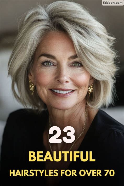 💇‍♀️ Save This Pin 💫 Discover 23 Beautiful Hairstyles For Women Over 70