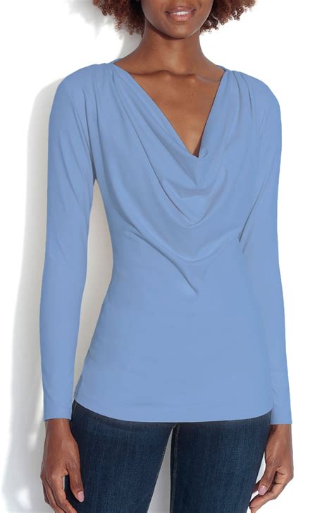 Susana Monaco Cowl Neck Long Sleeve Top Nordstrom Cowl Neck Long