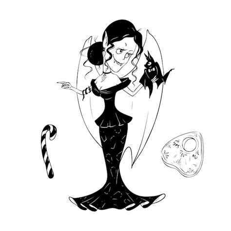 Halloween Nymph Art Vectors And Illustrations For Free Download