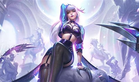 Hd Wallpaper League Of Legends Seraphine Riot Games Upscaled Kda