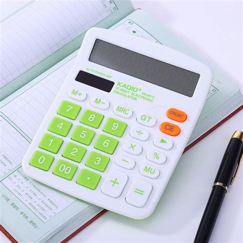 Colorful Electronic Desktop Calculator With Big Bu Vicedeal