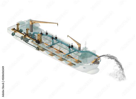 Dredger Schematic With The Location Of Internal And External Objects