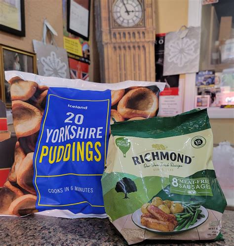 Iceland Yorkshire Puds And Richmond The British Shoppe