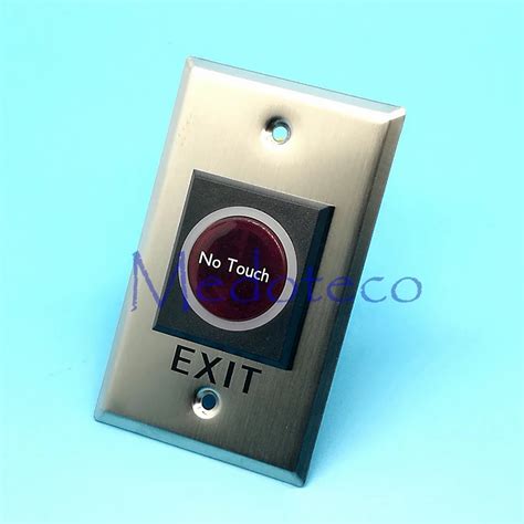 long type no touch exit button nc no com infrared exit push button