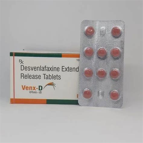 Desvenlafaxine Extended Release Tablets Strength 50 Mg At ₹ 11999