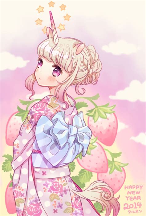 Anime Unicorn Girl