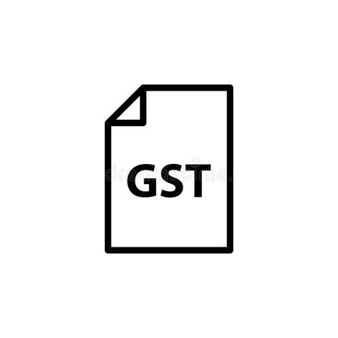 Gst Vector Stock Illustrations 476 Gst Vector Stock Illustrations