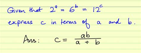 Igcse Additional Mathematics Index Logarithms Physics And Maths Tuition