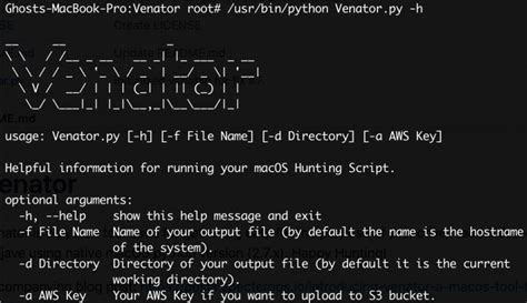 venator macos恶意活动检测工具 贾旭博客
