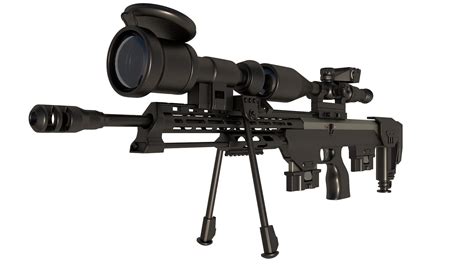 Sniper Rifle Dsr D Model Cgtrader
