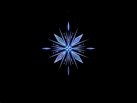 Frozen 2 Snowflake Minimal Wallpaper Hd Image