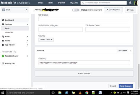 how to setup and use passport oauth facebook authentication section 2
