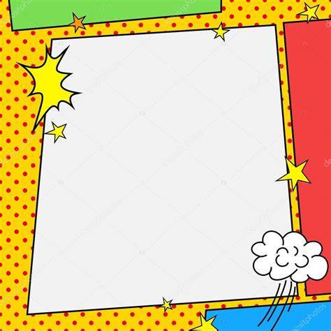 Marco De Estilo De Cómic Vector De Stock Por ©mrhighsky 79004470