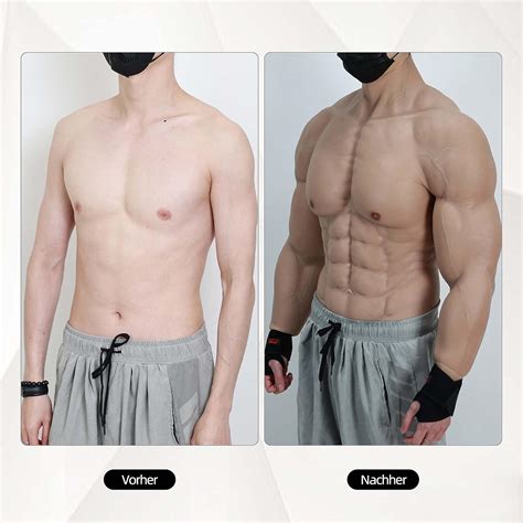 Buy Smitizen Silicone Muscle Suit For Men Realistic Upper Body