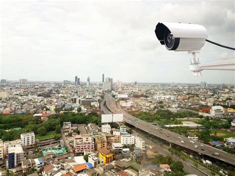 Surveillance Camera On City Editorial Photo Image Of Safety House