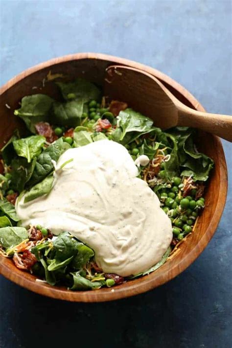 Bacon Pea Salad The Seaside Baker