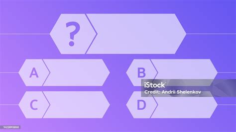 객관식 퀴즈 템플릿 Led 조명에 대한 스톡 벡터 아트 및 기타 이미지 Led 조명 그래픽 사용자 인터페이스 기포
