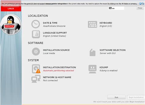Vinoths Tech Blog Manual Partitioning Of Oracle Linux 71 In Oracle Vm