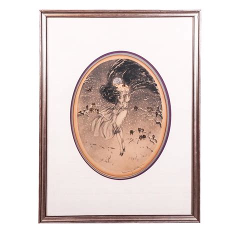 Sold At Auction Louis Icart Louis Icart Colored Drypoint Etching