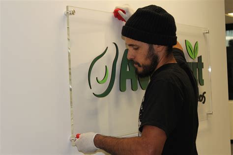 Avofruitclear Plexiglass With Acrylic Letters Mekah Design