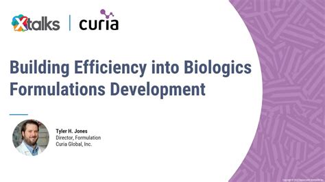 Building Efficiency Into Biologics Formulations Development Curia