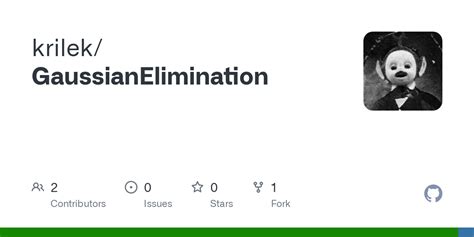 GitHub Krilek GaussianElimination