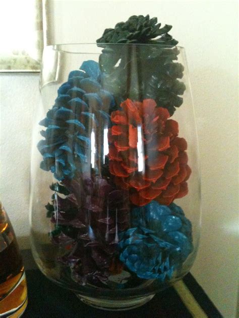 Holly Goes Lightly Diy Painted Pine Cones
