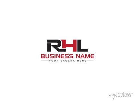 Creative Rhl Logo Icon Design Letter Rh Logo Image Design For Wall