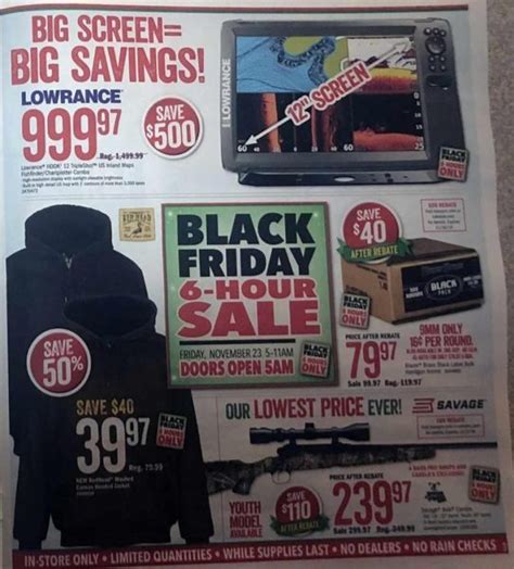 The Cabelas Black Friday And Bass Pro Shops Black Friday Ad Is Here