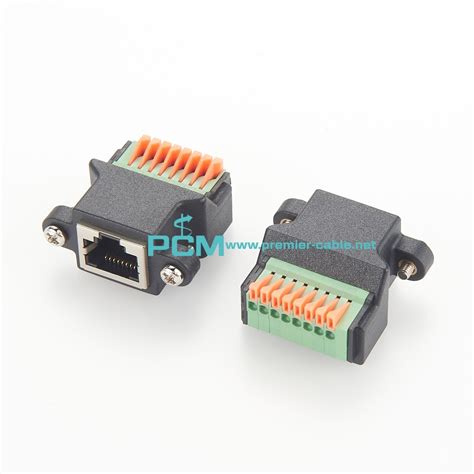 Premier Cable Panel Mount Ethernet Extender Cat5e Terminal Premier