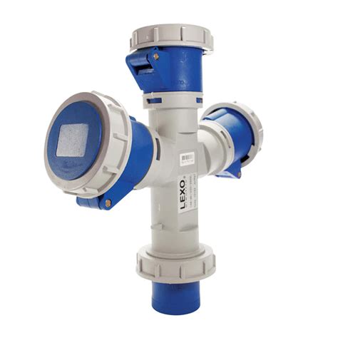 Derivación Para Enchufe Industrial Hembra Triple 16 A