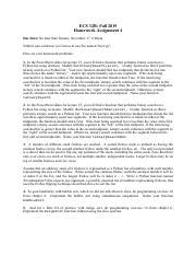 Hw4 Pdf ECS 32B Fall 2019 Homework Assignment 4 Due Date No Later