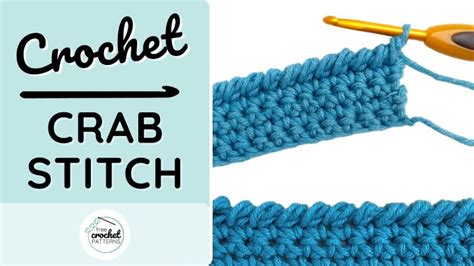 How To Crab Stitch Reverse Single Crochet