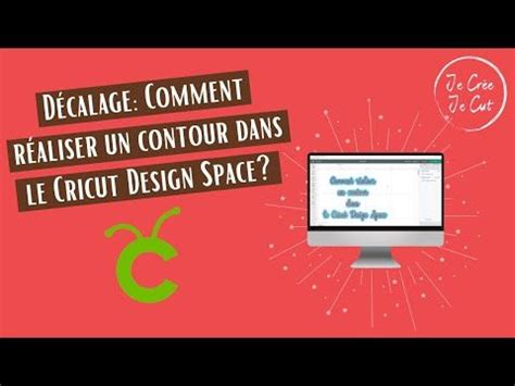 5 Décalage comment réaliser un contour dans le Cricut Design Space
