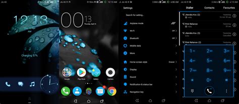 Blue Glow Dark Emui 4 4 1 Theme