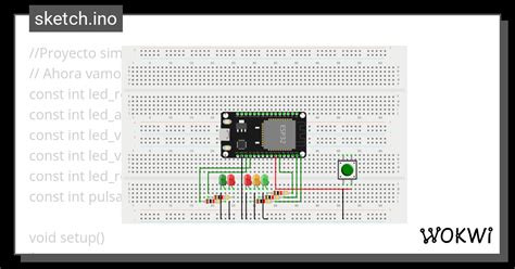 Proyecto Semáforo Vehicular Y Peatonal Esp32 Copy Wokwi Esp32 Stm32