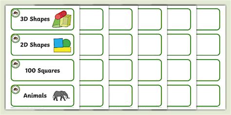 Beaver Themed Editable Classroom Resource Labels Twinkl
