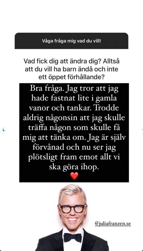 Bingo Rimér Om Planerna Att Fria Till Julia Franzén Metro Mode